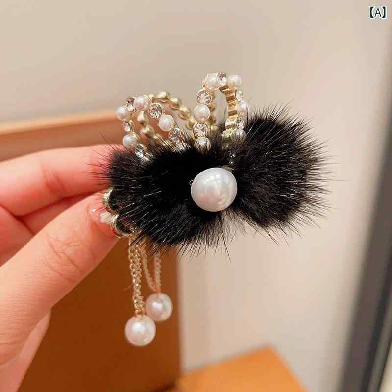 ・カテゴリ: ヘアアクセサリー・スタイル: かわいい・スタイル分類: フレッシュスイート・主な素材: 合金・: うさぎタッセル・モチーフ: うさぎ・モチーフカテゴリ: 動物・加工方法: ハンドメイド・ヘアアクセサリー種類: ポニーテールクリ...