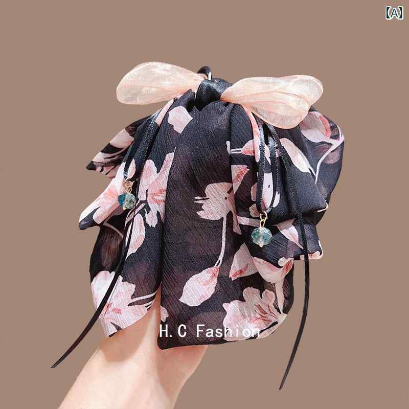 ・カテゴリ: ヘアアクセサリー・対象: 女性・主な素材: 布・加工: 手作業・ヘアクリップ分類: ポニーテールクリップ・: 小花柄リボン・カラー: ピンク・人気要素: リボン・スタイル: シンプル・ターゲットスタイル: ファッション通勤