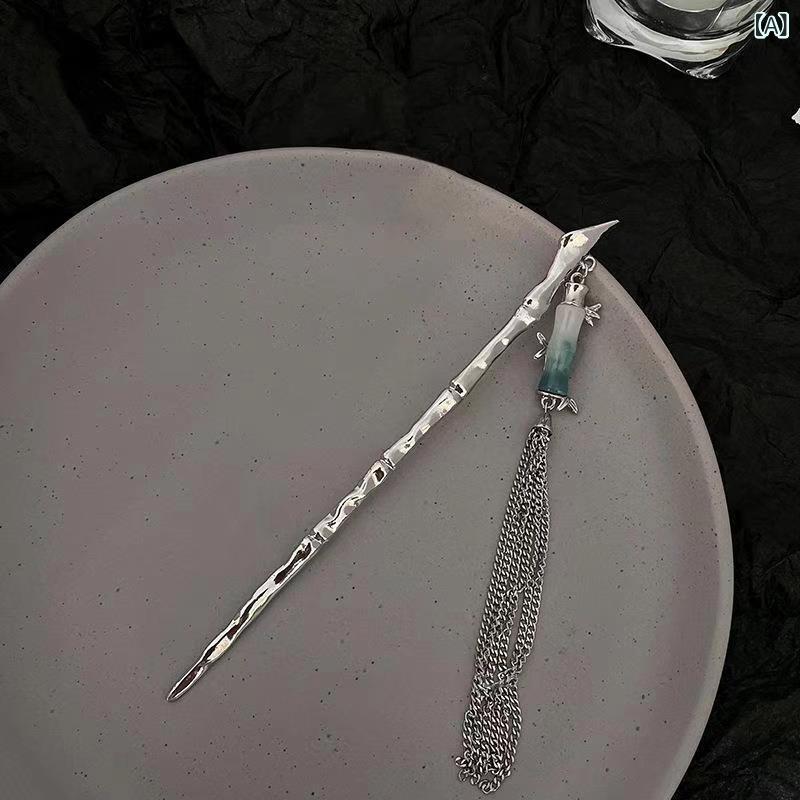 ・カテゴリ: ヘアアクセサリー・スタイル: レトロ・主な素材: 合金、樹脂、スチールチェーン・形状: 花・展開: 竹節流蘇簪、チェーンリング、黄色ハートジルコニア、紫色ハートジルコニア、流蘇ヒョウ柄簪、ハートパール惑星リング、平安結び簪、竹...