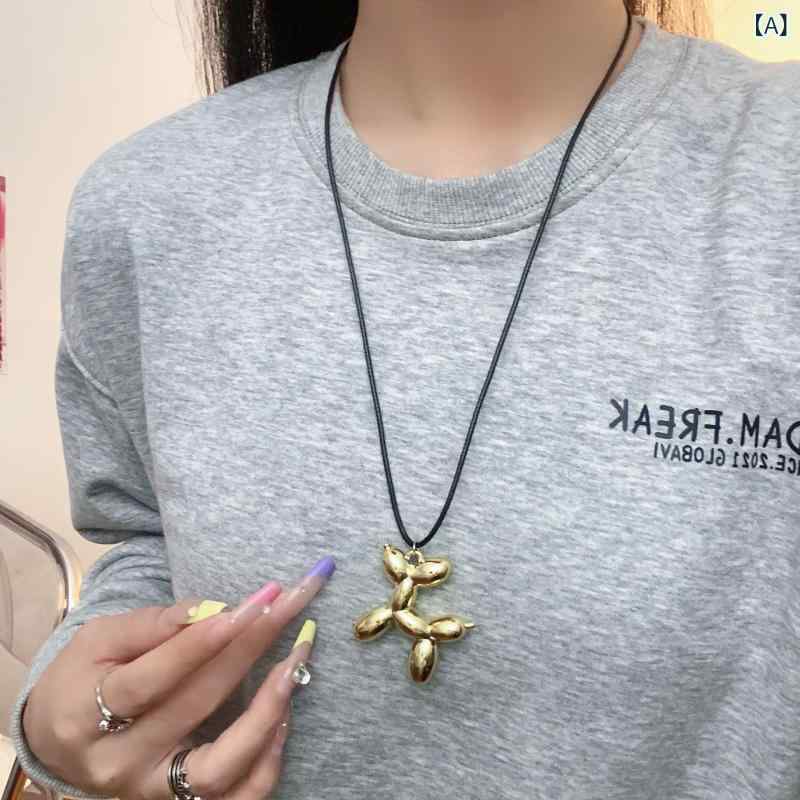 ・カテゴリ: ネックレス・スタイル: 個性的、小衆・: カートゥーンキャラクター・主な素材: チタン鋼・加工: メッキ・チェーンスタイル: 通常チェーン・チェーンタイプ: シングル・長さ: 51-60cm・カラー展開: ゴールド、ブラック・...