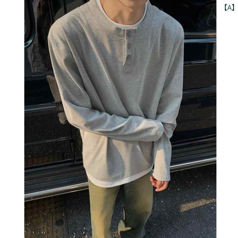 ・カテゴリ: Tシャツ・スタイル: 韓国・主な素材: ポリエステル96%以上・シルエット: ルーズフィット・対象: 青少年・タイプ: プルオーバー・ネックライン: クルーネック・袖丈: 長袖・袖タイプ: レギュラー・フード: なし・厚さ: ...