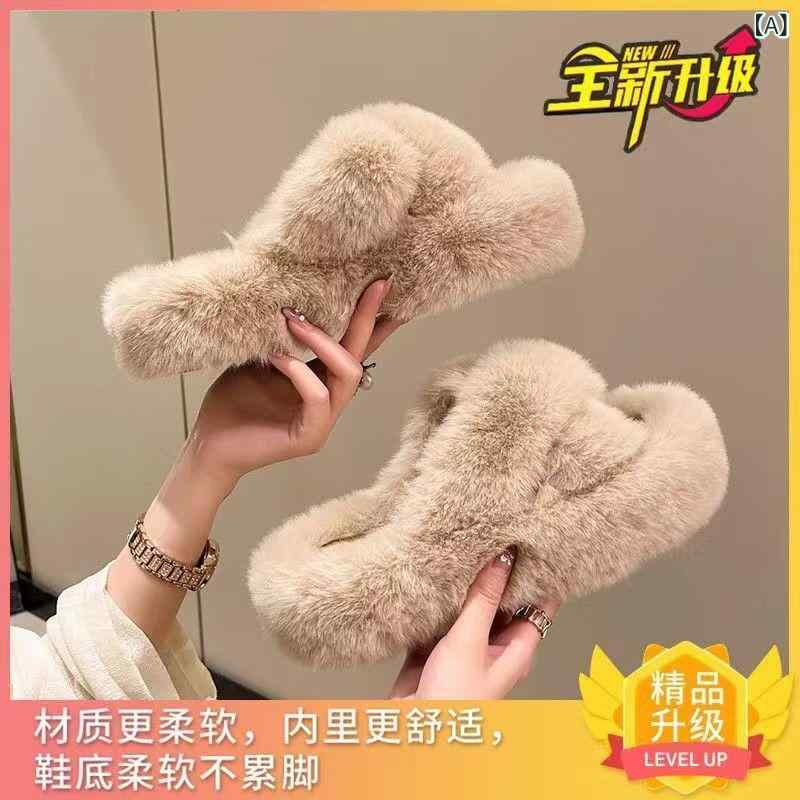 ・カテゴリ: スリッパ・スタイル: 韓国・: 分趾, クロスストラップ, パラレルストラップ・ヒールタイプ: ハイヒール・アッパー素材: 羊毛・インナー素材: フェイクファー・ソール素材: PVC・つま先形状: ラウンドトゥ・カラー展開: ...