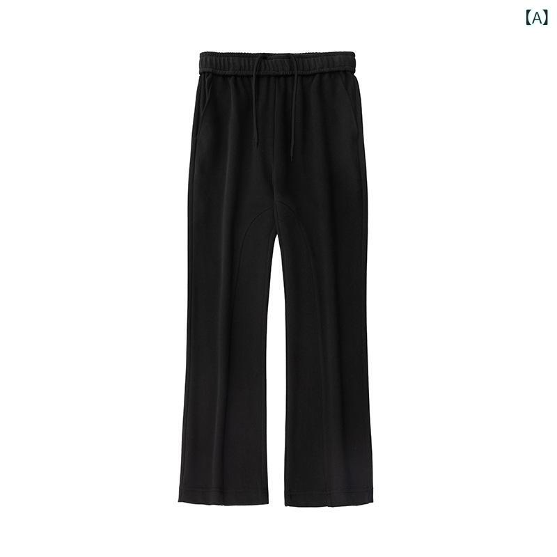 ・カテゴリ: カジュアルパンツ・スタイル: カジュアル・: ベーシック・シルエット: ルーズフィット・丈: ロング・ウエスト: ミドルライズ・開閉: ドローストリング・厚さ: 普通・柄: 無地・主な素材: 綿54.7%、ポリエステル45.3...