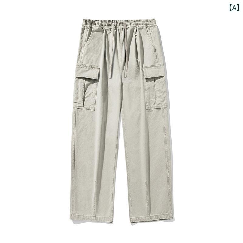 ・カテゴリ: スポーツカジュアルパンツ・スタイル: 香港風・: ベーシック・シルエット: ルーズフィット・丈: フルレングス・ウエスト: ミドルライズ・前開き: ドローストリング・厚さ: 通常・柄: 無地・対象: 成人・主な素材: 綿・適用...