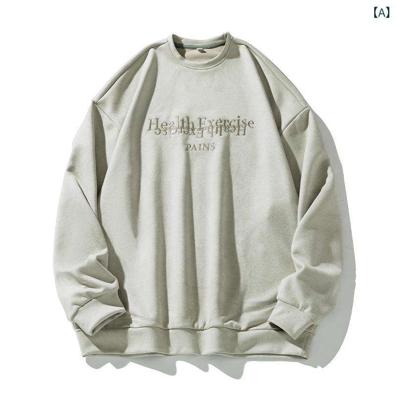 ・カテゴリ: スウェットシャツ・スタイル: カジュアル・ネックライン: クルーネック・袖丈: 長袖・袖型: レギュラー・主な素材: ポリエステル96.4%・柄: 英字・: 刺繡・シルエット: ルーズフィット・厚み: 普通・重さ: 約400g...