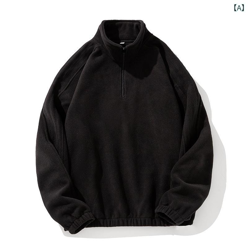 ・カテゴリ: スウェット・スタイル: 香港風・タイプ: プルオーバー・主な素材: ポリエステル・ネックライン: スタンドカラー・袖丈: 長袖・袖タイプ: レギュラー・厚み: 普通・フィット: ルーズフィット・重さ: 約350g〜400g・カ...