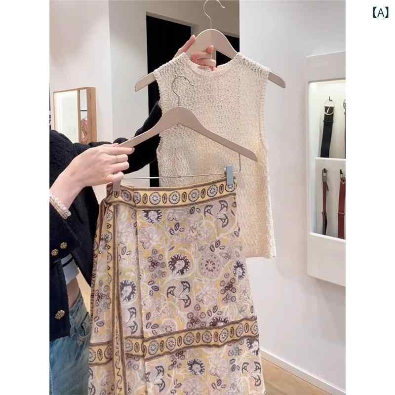 ・カテゴリ: カジュアルセットアップ・性別: 女性・主な素材: スパンデックス70〜80%、綿ポリエステル混紡・袖丈: ノースリーブ・柄: 3D効果・デザイン: シンプル・加工: シルケット加工・カラー: アプリコット、プリント柄・サイズ展...