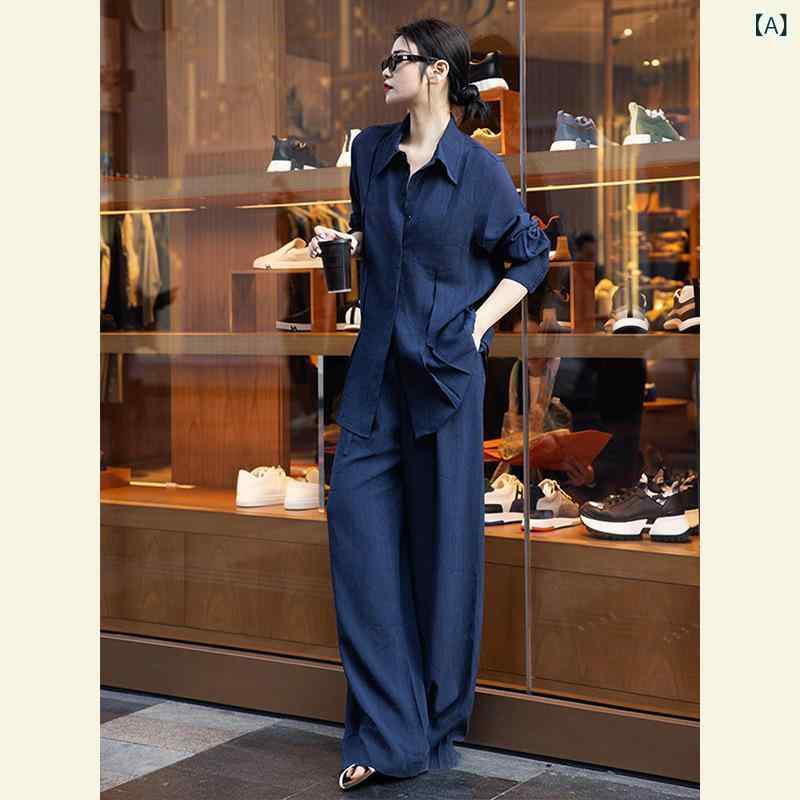 ・カテゴリ: カジュアルセットアップ・スタイル: エレガント・性別: レディース・素材: シェニール・主な素材: スパンデックス・袖丈: 長袖・袖タイプ: レギュラー・カラー: ブルー・サイズ展開: S、M、L、XL