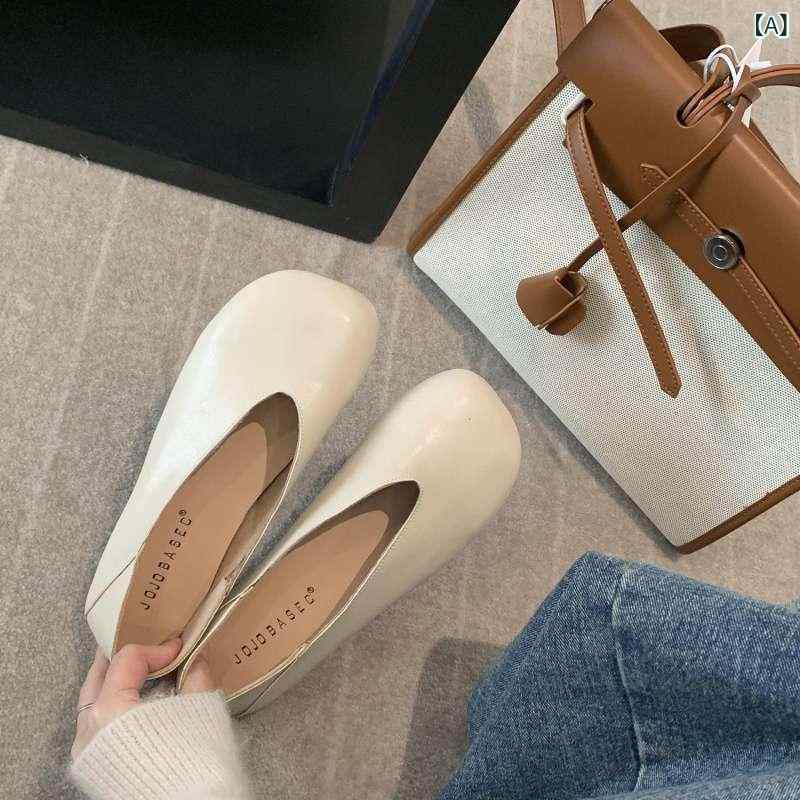 ・カテゴリ: フラットシューズ・スタイル: シンプル・: バブーシュ・性別: レディース・つま先形状: スクエアトゥ・ヒール形状: キトゥンヒール・ヒール高さ: ローヒール（1〜3cm）・開口部: ハイカット（11cm以上）・シューズ丈: ...