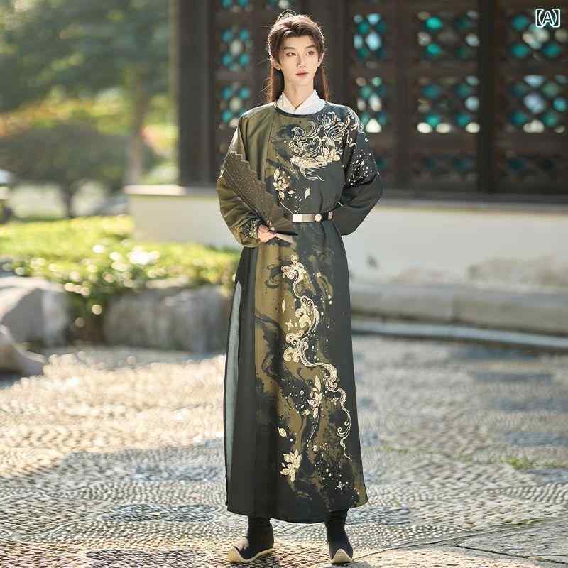 ・スタイル: 中国風・主な素材: ポリエステル・柄: プリント・カラー展開: 黒緑、黒赤・サイズ展開: S, M, L, XL, XXL・対象: 青年・対象性別: 男性・適用シーン: 日常