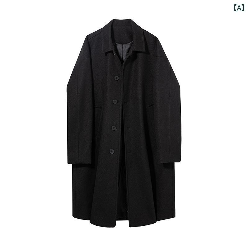 ・カテゴリ: コート・スタイル: ストリートカジュアル・シルエット: ルーズフィット・厚さ: 普通・前立て: シングルブレスト・対象: 青年層・主な素材: ポリエステル・裏地: ポリエステル・着用シーン: カジュアル・襟型: 襟付き・柄: ...