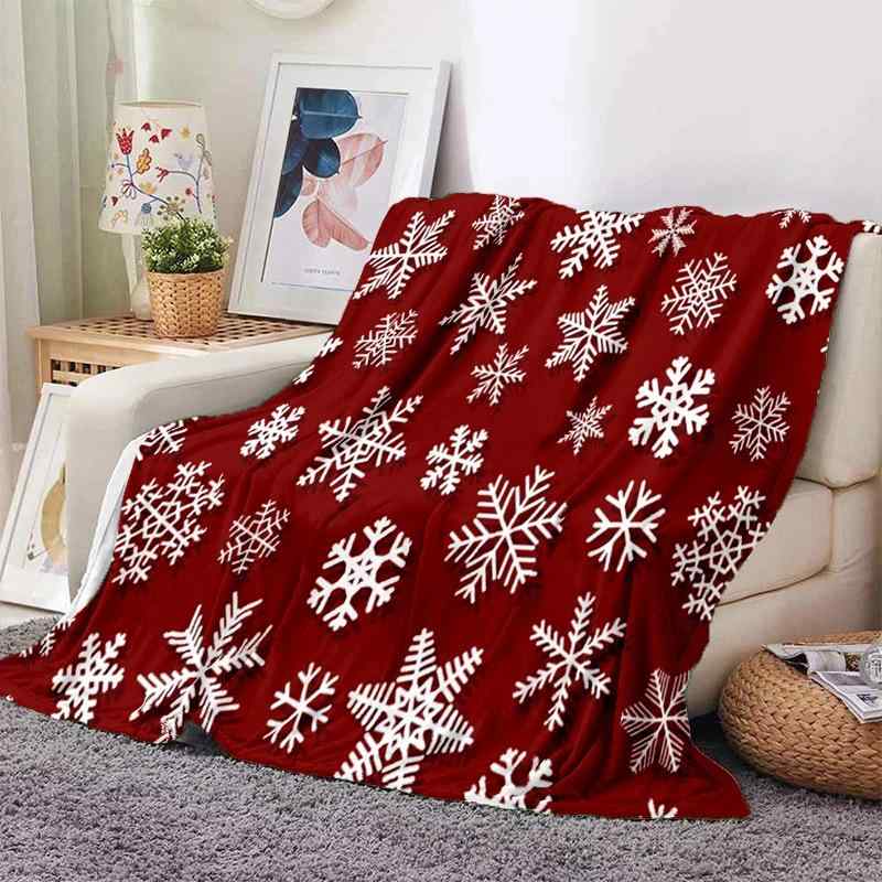 ・素材: ポリエステル・重量: 300g以下・柄: 雪の結晶・種類: フランネル毛布・サイズ展開: 70x100cm, 100x130cm, 130x150cm, 135x200cm, 150x200cm, 173x218cm, 200x2...