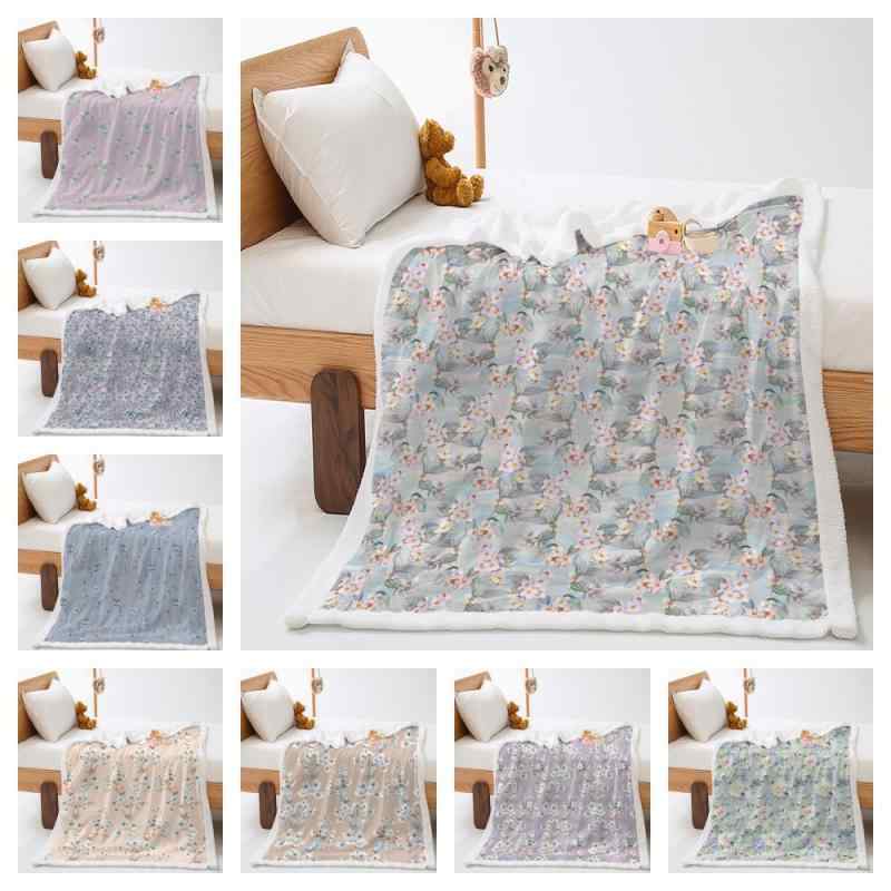 ・カテゴリ: 毛布・スタイル: モダンシンプル・主な素材: マイクロファイバー・重量: 300g～500g・柄: 植物、花柄・サイズ展開: 150x120cm, 200x150cm