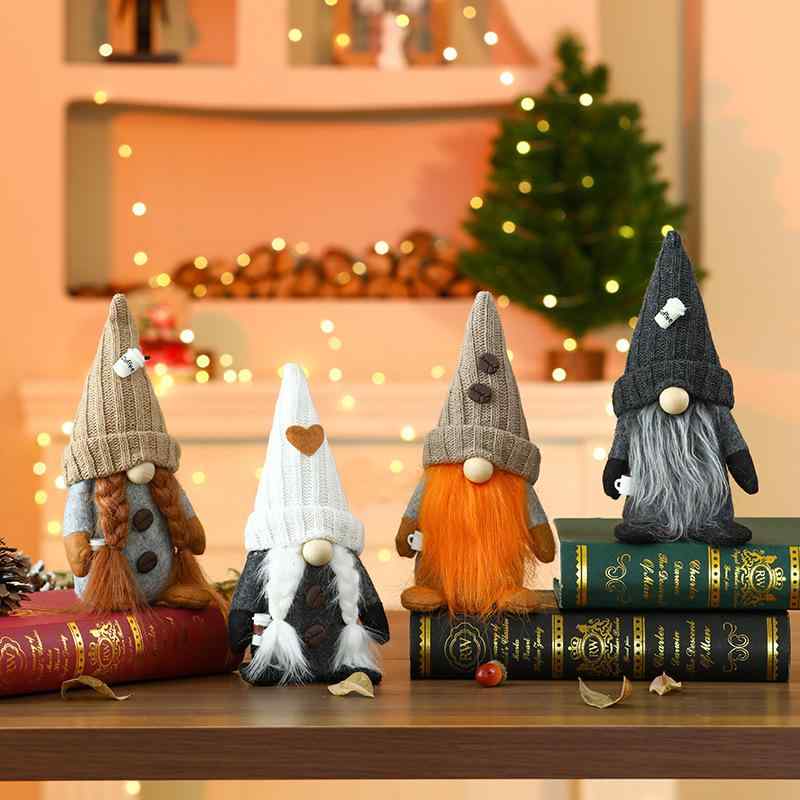 ・素材: 布・種類: 黒ひげ、オレンジひげ、白おさげ、黄おさげ・スタイル: キャラクター・イベント: クリスマス