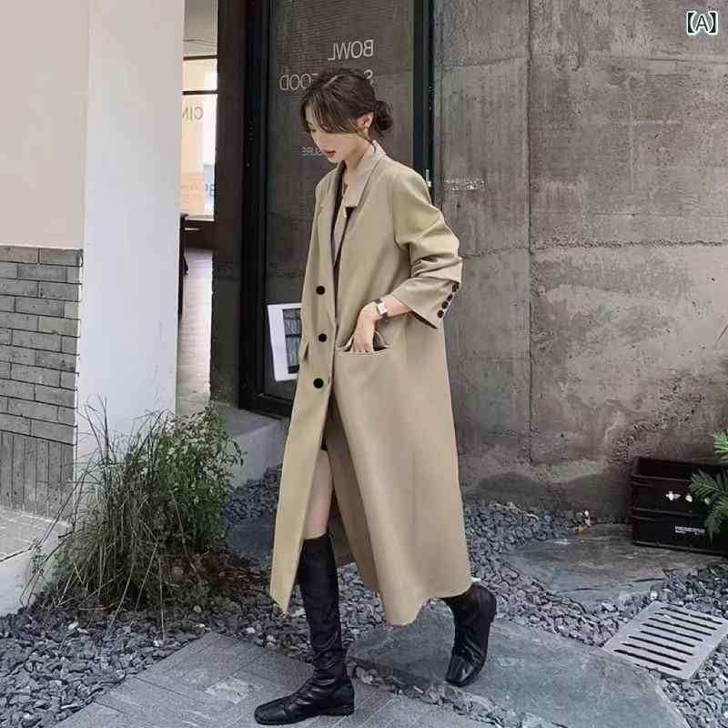 ・主な素材: ポリエステル・素材割合: ポリエステル90～95%・ネックライン: テーラードカラー・袖丈: 長袖・袖タイプ: フリルスリーブ・柄: 無地・スタイル: エレガントカジュアル・カラー展開: カーキ、ブラック・サイズ展開: S、M...