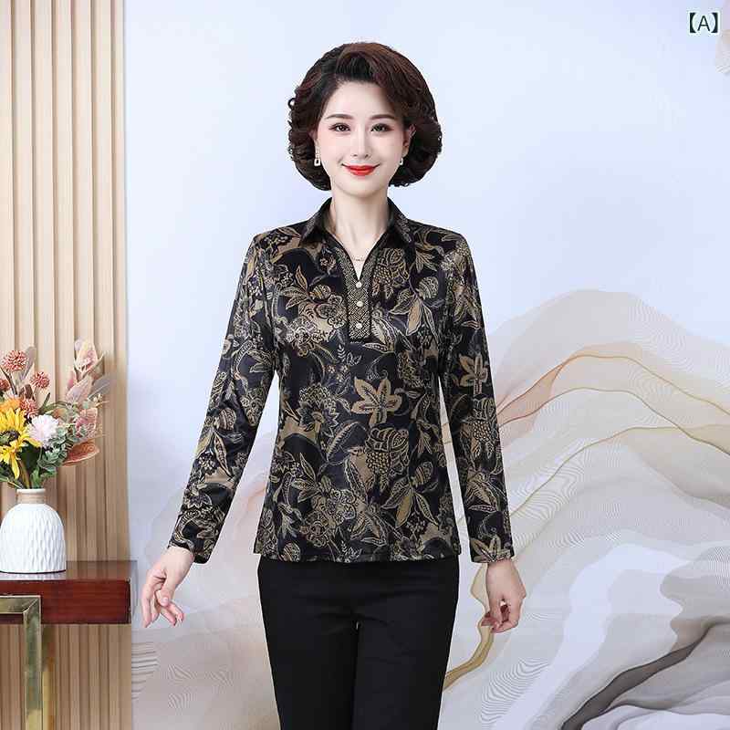 ・カテゴリ: Tシャツ・主な素材: ポリエステル95%以上・柄: プリント植物柄・スタイル: プルオーバー、通勤カジュアル・袖丈: 長袖・シルエット: ゆったり・着丈: ミドル丈・ネックライン: ポロ襟・袖タイプ: レギュラー袖・カラー展開...