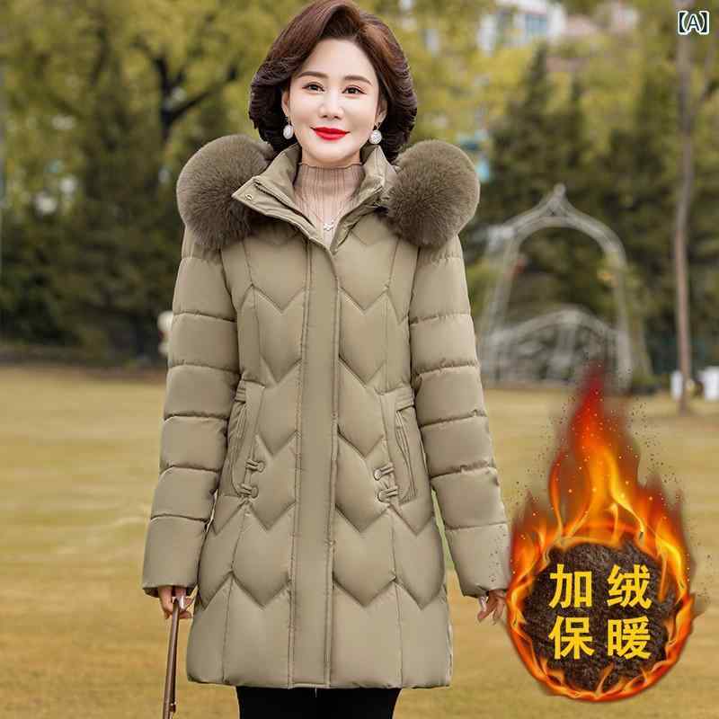 ・カテゴリ: 中綿ジャケット・スタイル: 通勤、エレガント・主な素材: ポリエステル95%以上・詰め物: フェイク綿・ネックライン: フード付き・袖丈: 長袖・袖タイプ: レギュラー・柄: 無地・着丈: ミドル丈・フィット感: ルーズフィッ...