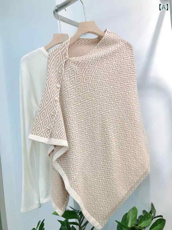 ・性別: 女性・素材: フェイク・カラー展開: カーキ、ブラック、モカ、レモンイエロー、ピンク・スタイル: 日韓風スイート・長さ: 60～128cm・編み方: 横編み・柄: チェック・機能: 保温・加工方法: ジャカード織り・要素: 厚手・...