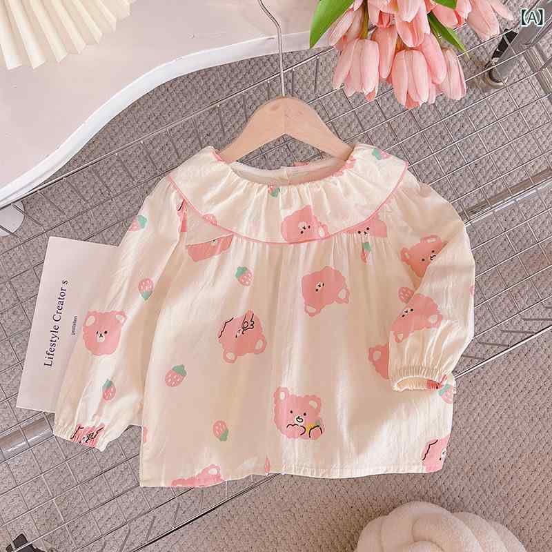 ・対象性別: 女児・対象年齢: 3～8歳、身長100～140cm・スタイル: オールマイティ・袖丈: 長袖・主な素材: 綿95%・カラー: 総柄ベア・サイズ展開: 80cm、90cm、100cm、110cm、120cm、130cm・カテゴリ...