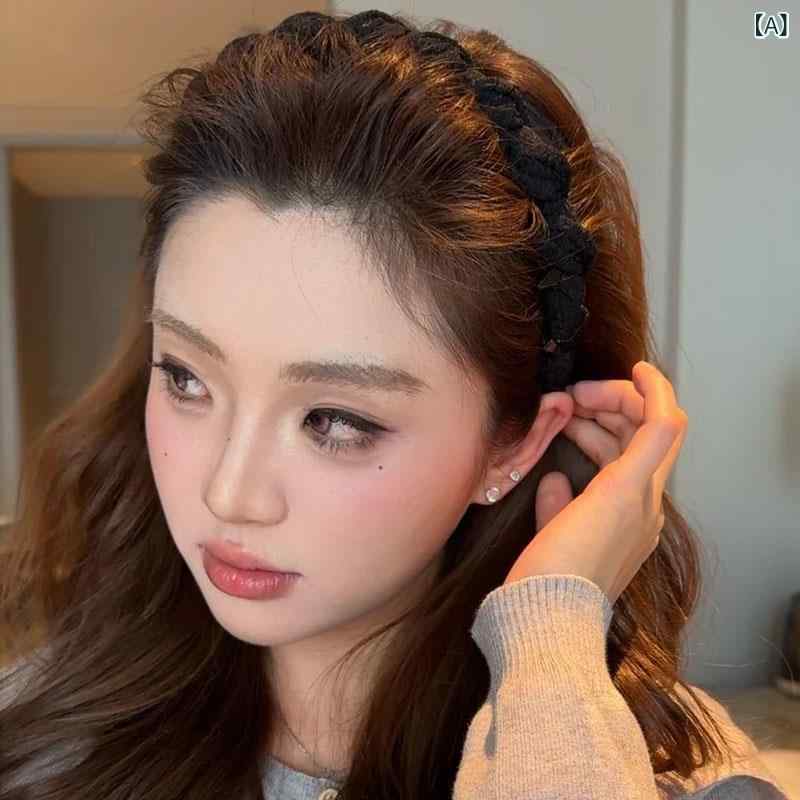 ・カテゴリ: ヘアアクセサリー・対象: レディース・主な素材: 布・: ・テイスト: エスニック・加工: 装飾・カラー展開: ブラック、ライトブルー、モカブラウン、クリームホワイト