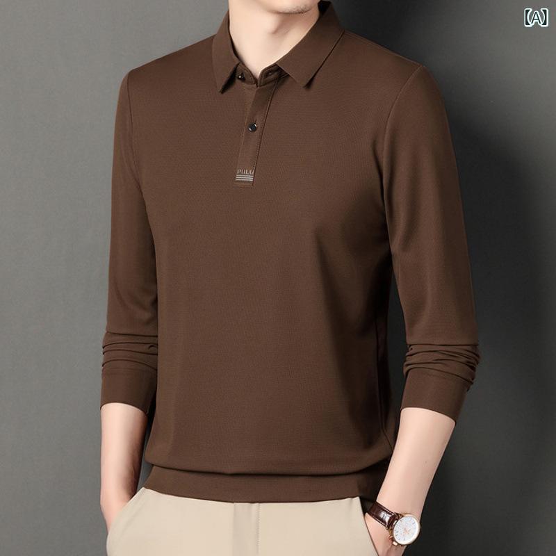 ・カテゴリ: POLOシャツ・スタイル: ビジネスカジュアル・袖丈: 半袖・柄: 無地・カラー展開: ネイビー、カーキ、ダークグリーン、ブラック、ワインレッド・サイズ展開: 165、170、175、180、185、190