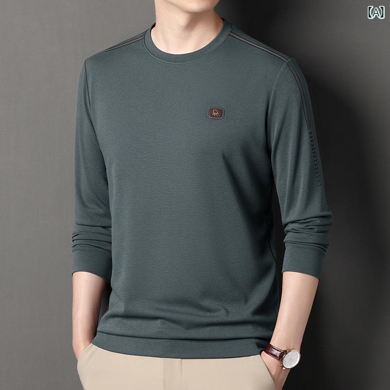 ・カテゴリ: Tシャツ・スタイル: ベーシックカジュアル・主な素材: ビスコース 54%・生地: 化学繊維混紡・シルエット: ルーズフィット・タイプ: プルオーバー・ネックライン: 襟付き・袖丈: 長袖・袖タイプ: レギュラー・厚さ: 普通...