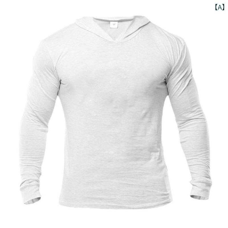 ・カテゴリ: Tシャツ・スタイル: 欧米・主な素材: 綿95%・ネックライン: クルーネック・袖丈: 長袖・柄: 無地・フィット: ストレート・: フード付き、プリント・着脱タイプ: プルオーバー・加工: ホットスタンピング・用途: スポー...