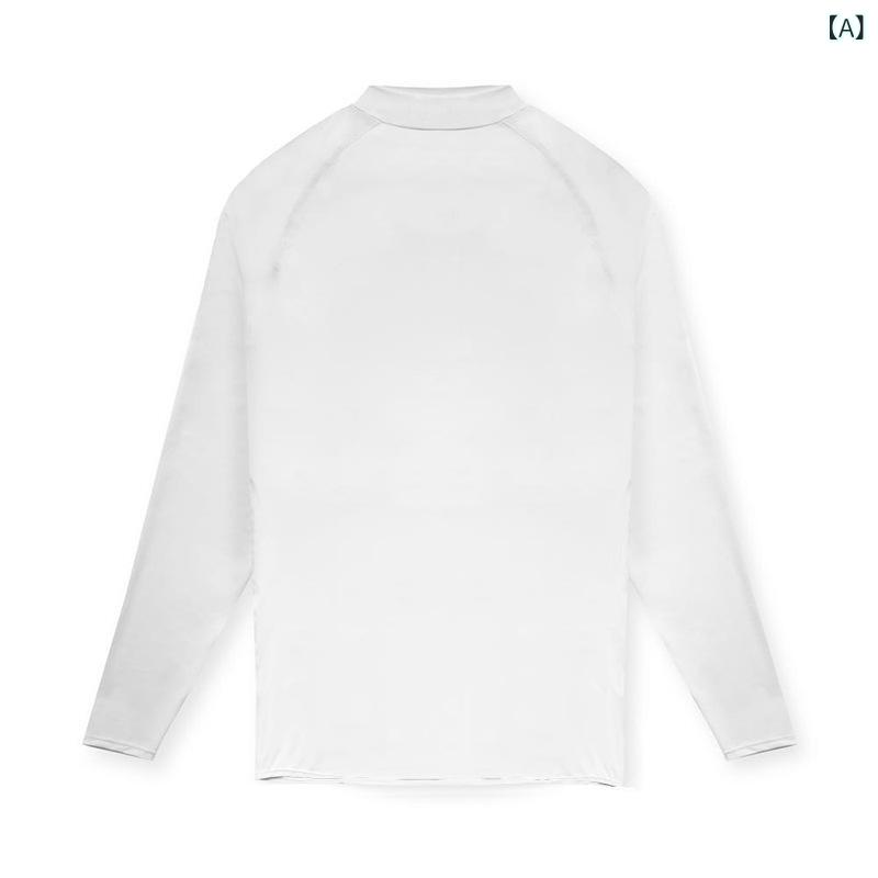 ・カテゴリ: Tシャツ、ベスト・スタイル: 欧米風・主な素材: ポリエステル（ミルクファイバー）・ネックライン: ハイネック、タートルネック・袖丈: 長袖・柄: 無地・カラー展開: ホワイト、ブラック・サイズ展開: M、L、XL、XXL・フ...