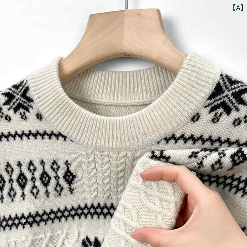 ・カテゴリ: セーター・タイプ: プルオーバー・スタイル: ビジネス、ジェントルマン・フィット: スリム・主な素材: 羊毛・ネックライン: クルーネック・袖丈: 長袖・袖タイプ: 通常・毛糸の太さ: 普通・厚さ: 通常・対象: 大きいサイズ...