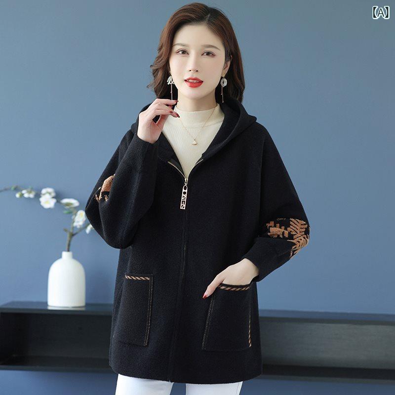 ・カテゴリ: アウター・スタイル: ストリートカジュアル・主な素材: ビスコース繊維、ナイロン・柄: 無地・フィット: ルーズ・厚さ: 厚手・着丈: レギュラー・袖丈: 長袖・ネックライン: フード付き・要素: 立体装飾・加工: ジャカード...