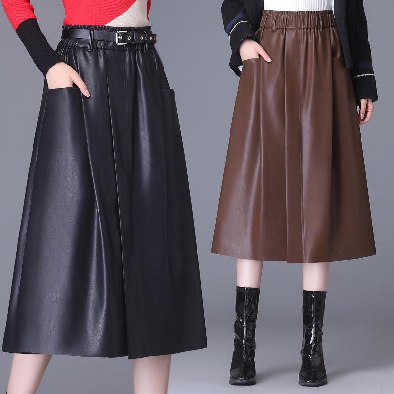 ・カテゴリ: スカート・スタイル: エレガント、通勤、アーバン・主な素材: 羊革・素材名: リアルファー・スカートタイプ: Aライン・スカート丈: ミディ丈・模様: 無地・要素: パッチワーク・縫製技術: パッチワーク、ステッチ・伸縮性: ...