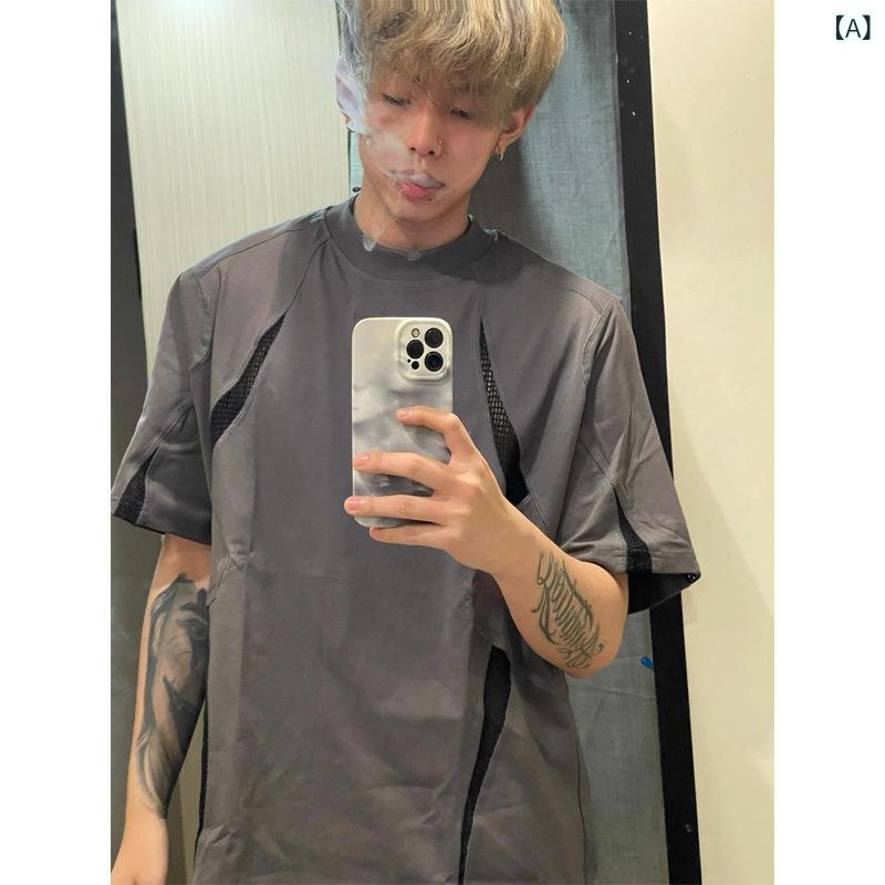 ・カテゴリ: Tシャツ ・スタイル: カジュアル ・性別: メンズ ・ターゲット層: 24〜35歳 ・主な素材: ポリエステル ・柄: 無地 ・フィット: ゆったり ・: プルオーバー ・ネックライン: クルーネック ・袖丈: 半袖 ・袖タ...