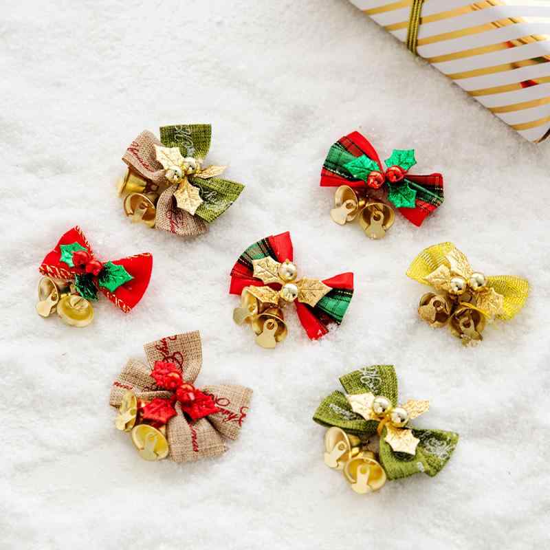 ・素材: 布・バリエーション: 赤緑葉（6個入り）/30g, 赤金葉（6個入り）/30g, スコティッシュ緑葉（6個入り）/30g, スコティッシュ金葉（6個入り）/30g, 金色（6個入り）/30g, 薄茶赤葉（6個入り）/30g, 双色...