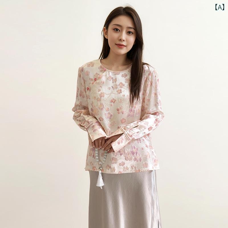 ・主な素材: ビスコース70～80%、30%以下・柄: 植物花柄・カテゴリ: カーディガン・袖丈: 長袖・加工: ジャガード織り・フィット: ルーズ・着丈: 約50～65cm・ネックライン: クルーネック・袖タイプ: レギュラー・: ボタン...