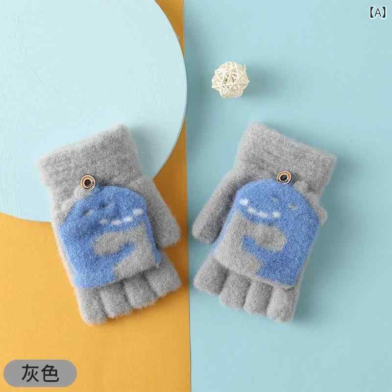 ・カテゴリ: 手袋・タイプ: ミトン・スタイル: キャラクター・柄: 恐竜柄・主な素材: アクリル・加工: ジャカード・機能: 保温・性別: ユニセックス・対象年齢: 4-12歳・カラー展開: グレー、ネイビー、グリーン、イエロー、ベージュ...