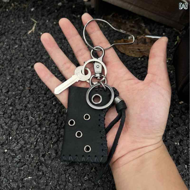 ・素材: 金属・カラー: 瓢箪バックル付きブラックライターケース・スタイル: ・タイプ: キーホルダー