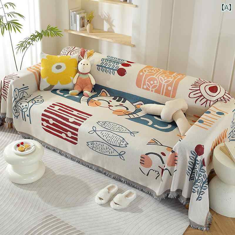 ・主な素材: ポリエステル綿・カテゴリ: ソファカバー・柄: 動物・対応ソファタイプ: カウチソファ・カラー展開: 招き猫, ライトカラー幾何学, オレンジメープル, スーグレー, 白黒ドット, チャイニーズスタイル, キース・ヘリング, ...