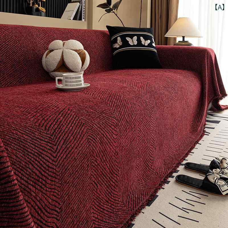 ・主な素材: シェニール, ・カテゴリ: ソファカバー, ・柄: ストライプ、無地, ・適用ソファタイプ: 一人掛け、二人掛け、三人掛け、四人掛けソファ, ・カラー展開: レッド、ブラック、コーヒー、カーキ, ・サイズ展開: 180cm×1...