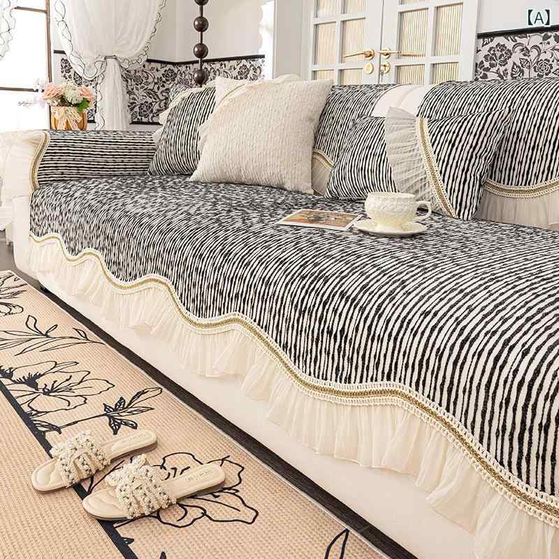 ・カテゴリ: ソファカバー・柄: ストライプ・カラー展開: 黒、グレー、モカ、オフホワイト・サイズ展開: 70×70cm、70×90cm、70×120cm、70×150cm、70×180cm、70×210cm、90×70cm、90×90cm...