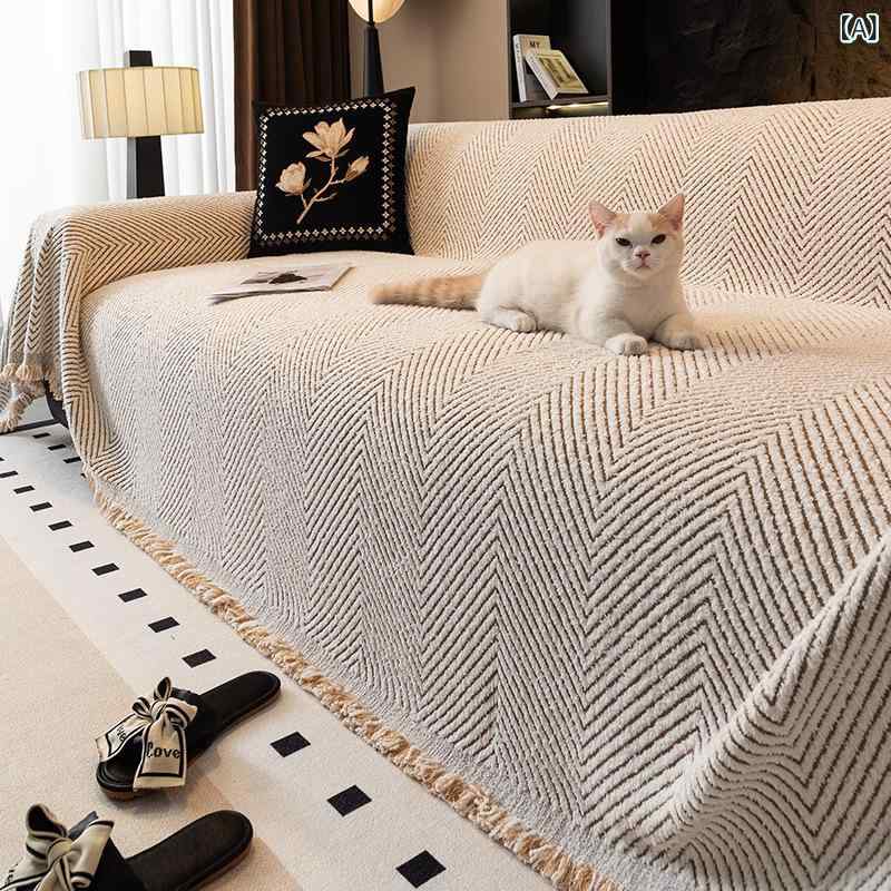 ・主な素材: ポリエステル・カテゴリ: ソファカバー・柄: ストライプ・スタイル: モダンラグジュアリー・タイプ: マルチカバー