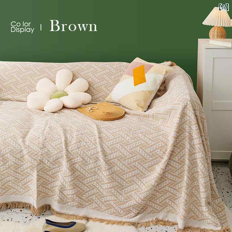 ・カテゴリ: ソファカバー・スタイル: シンプル・柄: 無地、千鳥格子、チェック・タイプ: マット式