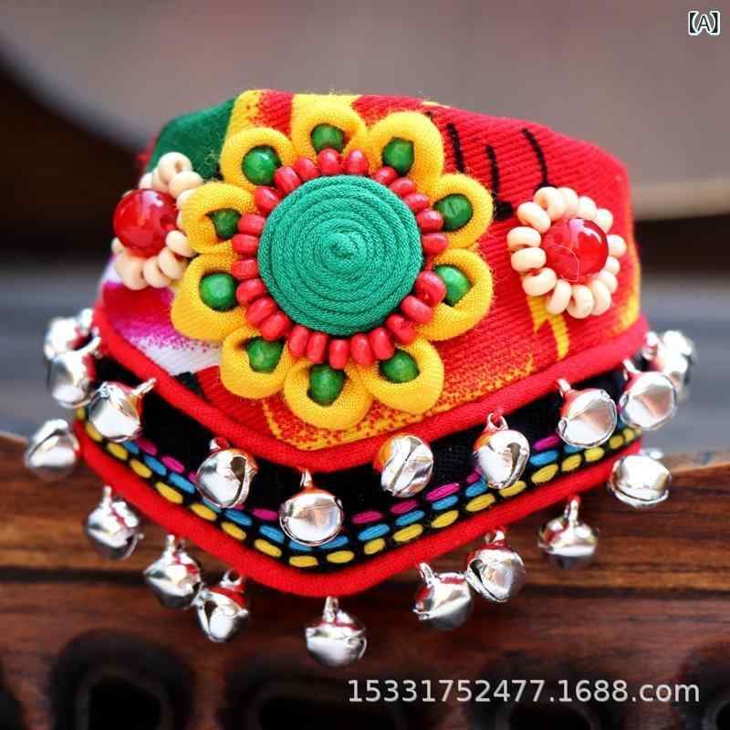 ・主な素材: 布、混合素材・加工方法: 手編み・カラー展開: 1号、2号、3号、4号、5号、6号、7号、8号、9号、10号、11号、12号、13号、14号・スタイル: 民族風・スタイル分類: レトロ、ヴィンテージ風・カテゴリ: ブレスレット