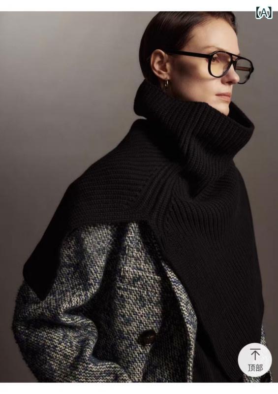 ・織り方: 経編み・機能: 保温・: プルオーバーポンチョ・カラー展開: ブラック、レッド、グレー、オフホワイト、ブラック＋グレー、ダークブルー＋ライトブルー、オフホワイト＋ブラウン、オフホワイト＋オレンジ・長さ: レギュラー・スタイル: ...