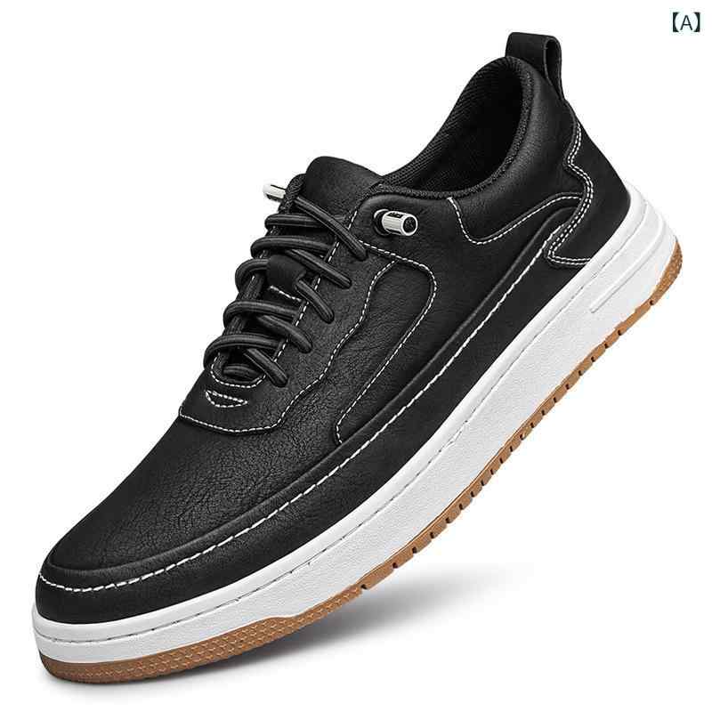 ・対象: メンズ・アッパー素材: 牛革・靴底素材: ゴム・対象年齢: 成人・つま先形状: ラウンドトゥ・機能: 通気性・: ステッチ・スタイル: カジュアル・柄: 無地・筒高: ローカット・カラー展開: ブラック、カーキ・サイズ展開: 37...