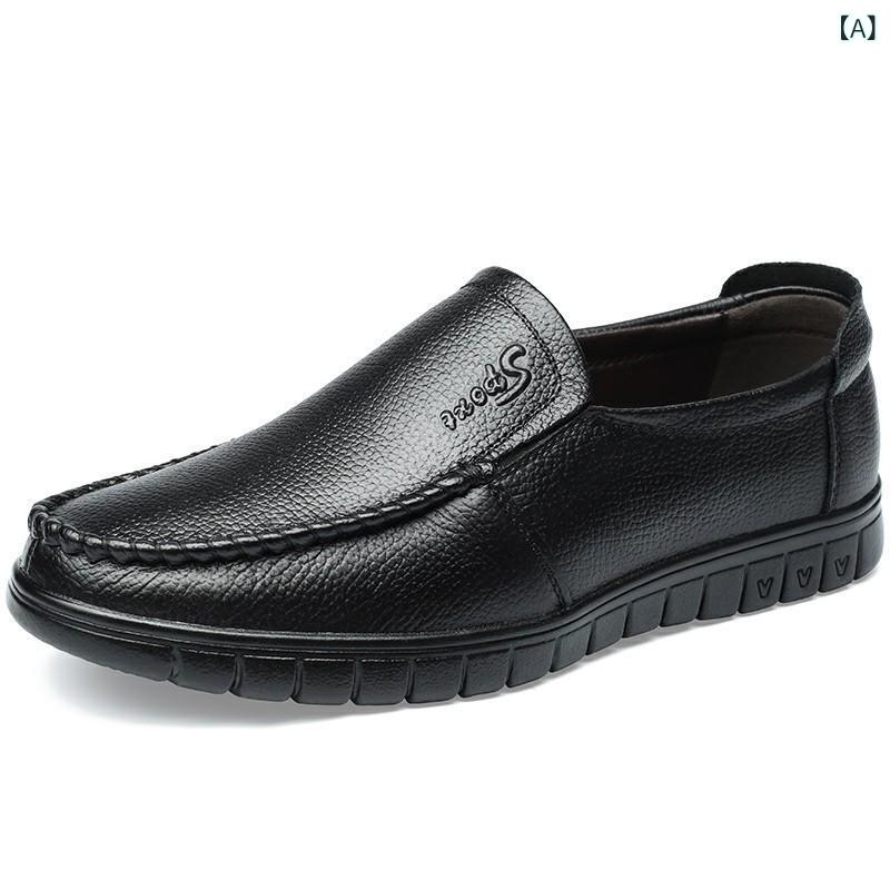 ・性別: 男性・対象年齢: 成人・靴のタイプ: ローファー・スタイル: カジュアル・機能: 通気性・アッパー素材: 本革（牛革）・靴底素材: ゴム・インソール素材: PU・製法: セメント製法・加工: エナメル加工・ヒール高: 8cm以上・...