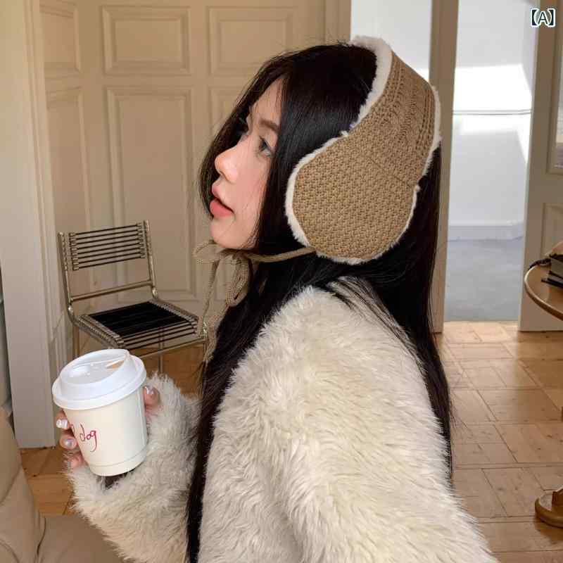 ・性別: レディース・対象: 大人向け・素材: ボア・スタイル: ベーシック・柄: 無地・カラー展開: キャメル、ベージュ、ホワイト、ブラック・サイズ展開: フリーサイズ・機能: 保温、防風・テイスト: 韓国