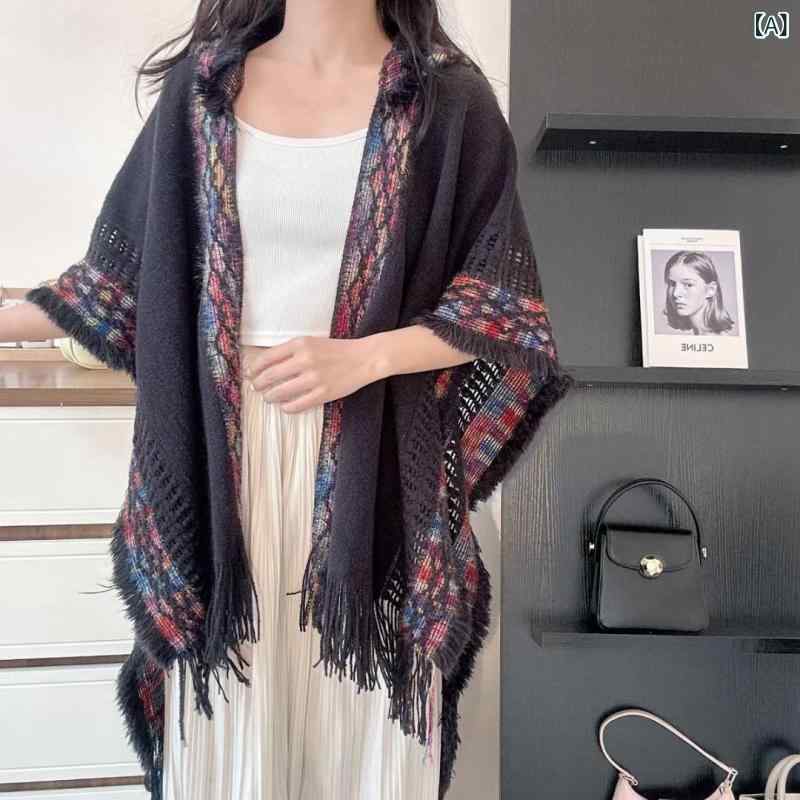 ・性別: レディース・主な素材: ポリエステル・カラー展開: 黒、オフホワイト、黄色、紫、赤、ローズレッド、ロイヤルブルー、ミントグリーン、白、ピンク、アプリコットベージュ・スタイル: エスニック・サイズ展開: フリーサイズ・編み方: 経編...