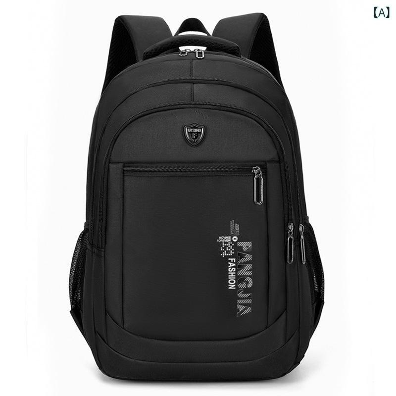 ・カラー展開: ブラック、オフホワイト、カーキ、グリーン・性別: ユニセックス・適用シーン: デイリーユース・主な素材: オックスフォード生地・スタイル: クロスボーダーファッション・レザーの特徴: エンボス加工・容量: 36～55L・機能...