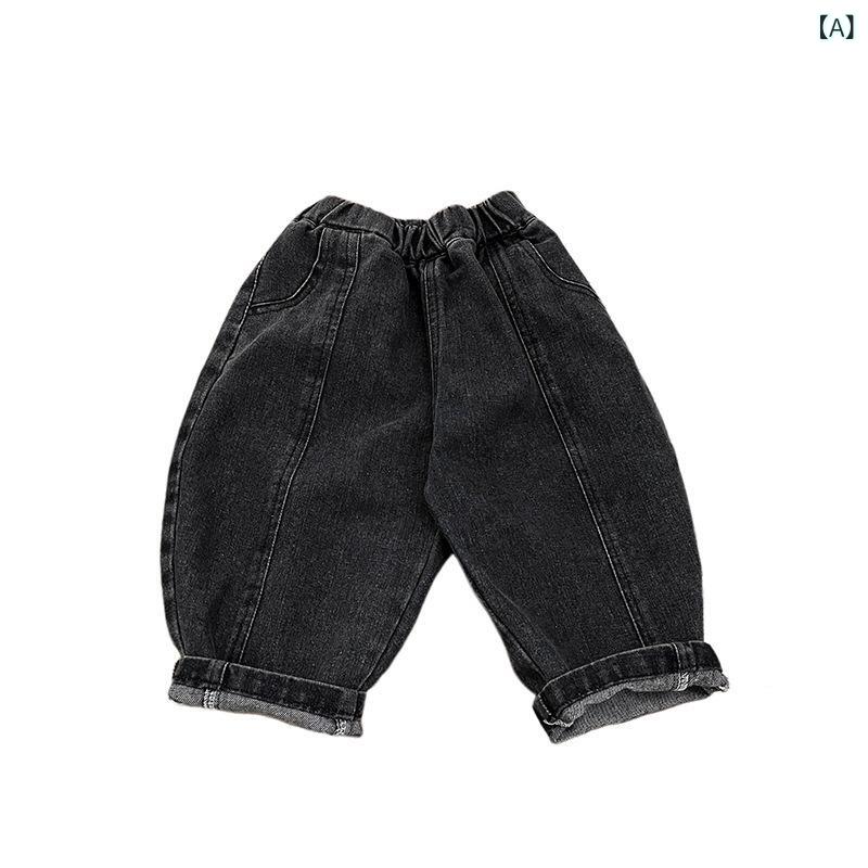 ・カテゴリ: デニムパンツ・性別: 女の子・対象年齢: 乳幼児(1〜3歳)・対象身長: 80〜100cm・スタイル: 韓国・主な素材: 綿50.7%・丈: フルレングス・柄: 無地・ウエスト: ミドルライズ・ウエストタイプ: ゴム・加工: ...