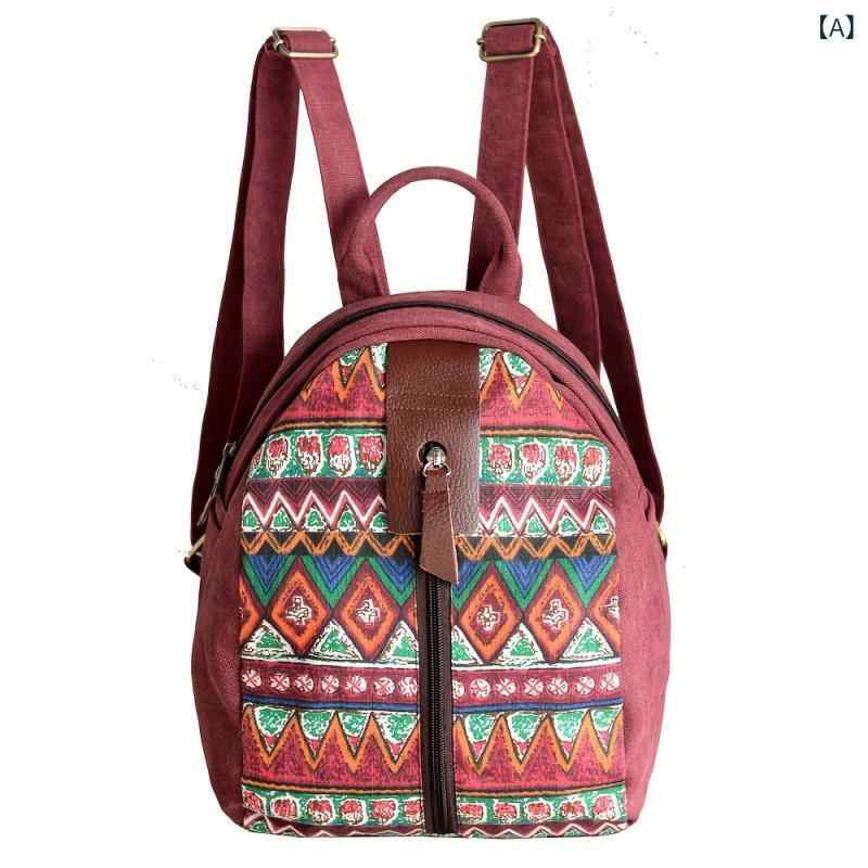 ・カラー: レッド、ブルー・性別: ユニセックス・用途: レジャー、旅行・素材: キャンバス・スタイル: 欧米レトロ・容量: 20L以下・機能: 超軽量・PC収納サイズ: 約33.02cm・柄: ストライプ・裏地素材: ポリエステル綿・要素...